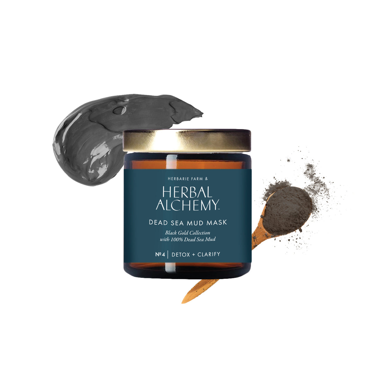 Dead Sea Mud Mask Black Gold Collection – Alchemy Code